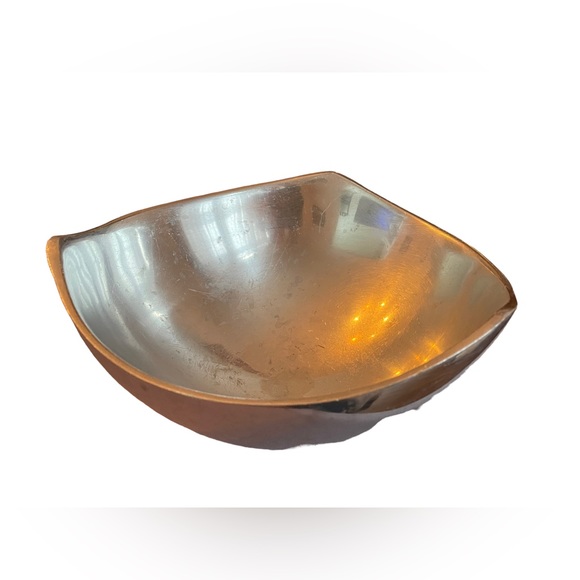 Nambe | Accents | Vintage Nambe 527 Metalalloy 925 Tricorner Modern ...